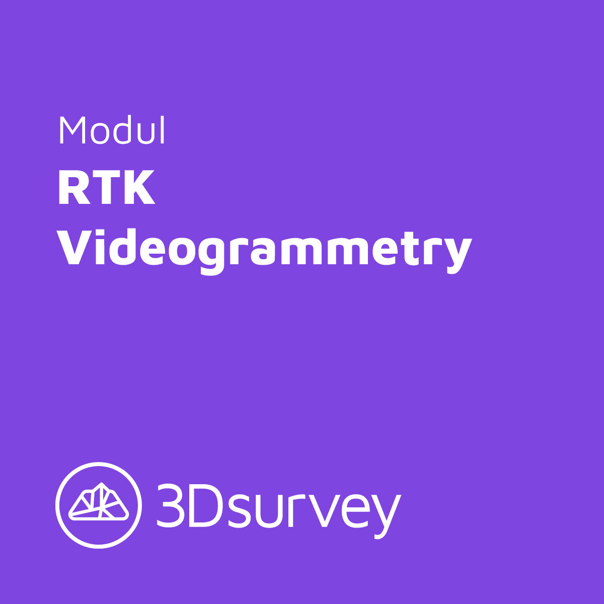 3Dsurvey Modul RTK Videogrammetry, 50,00